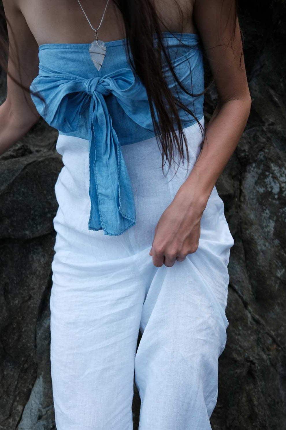 Blue Mystique Jumpsuit - Eco-Friendly Summer Fashion | Organique